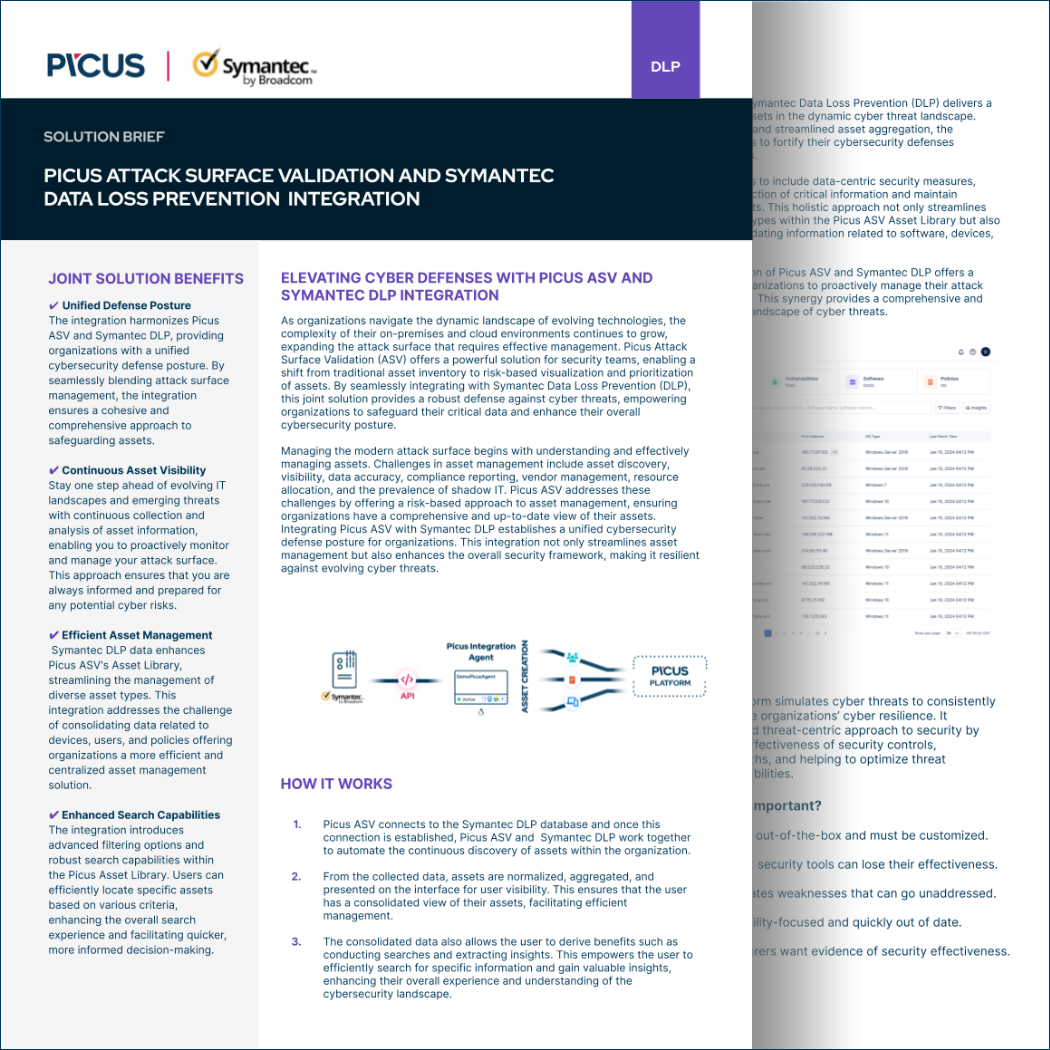 Symantec Integration | Picus